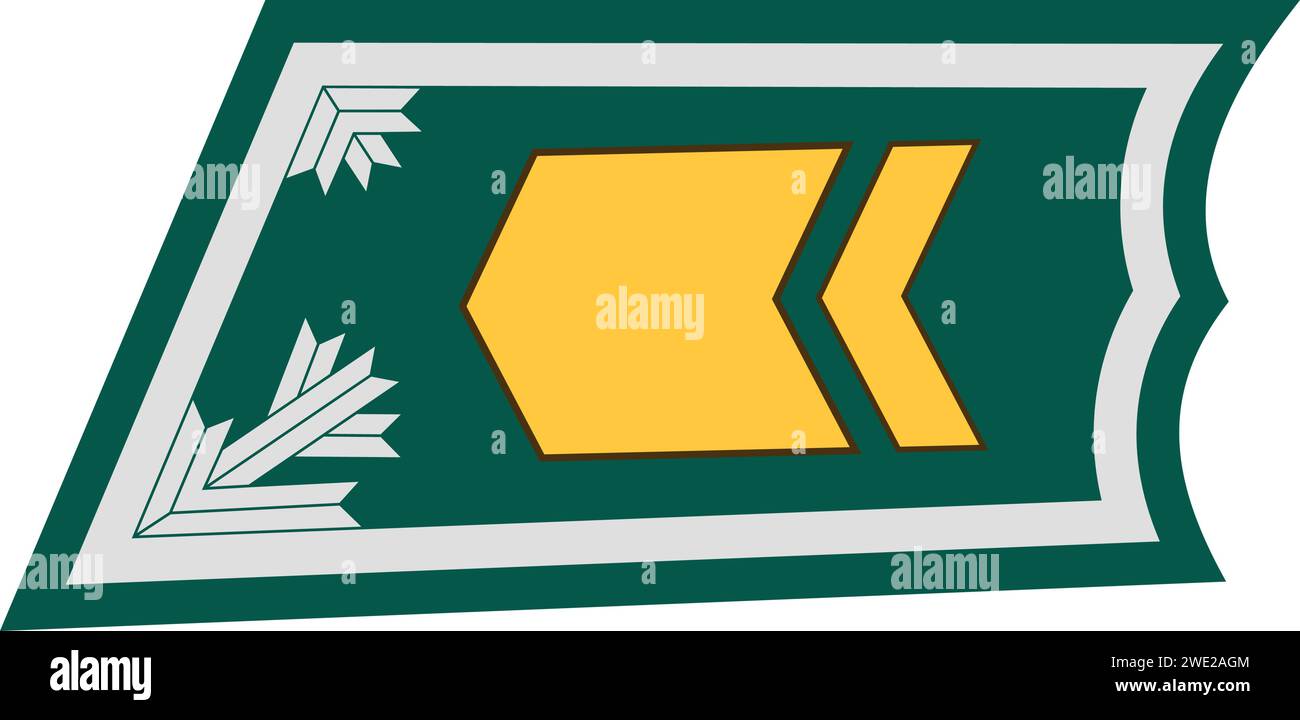 Shoulder pad military insignia for non-commissioned officers of the ...