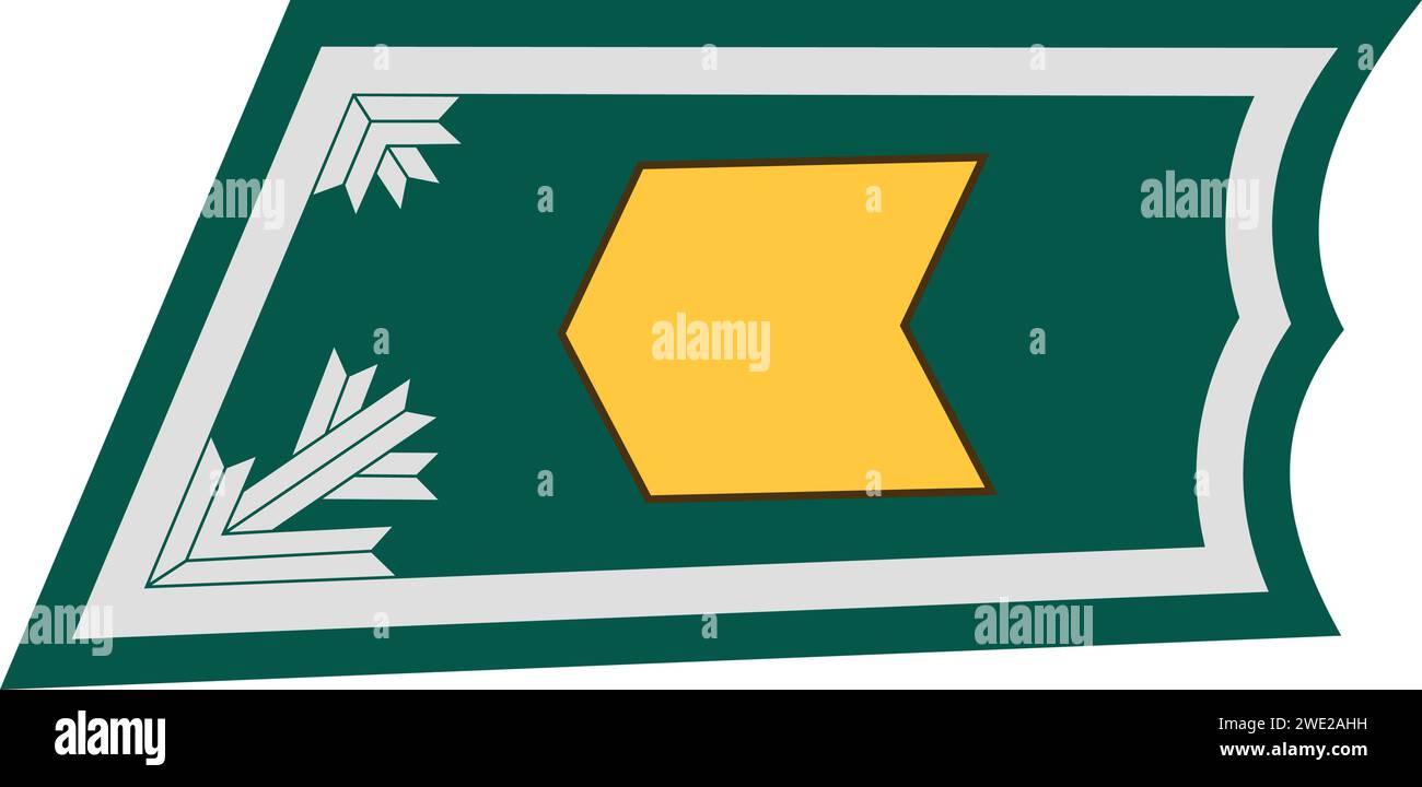 Shoulder pad military insignia for non-commissioned officers of the ...