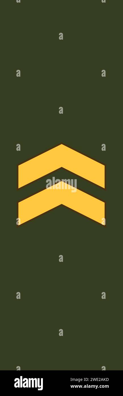 Shoulder pad military insignia for non-commissioned officers of the ...