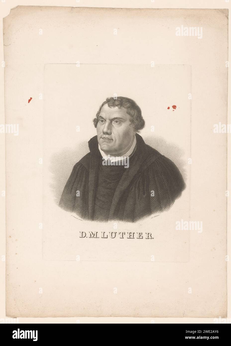 PortraT van Martin Luther, Albert Schule, After Cranach, 1811 - 1875 ...