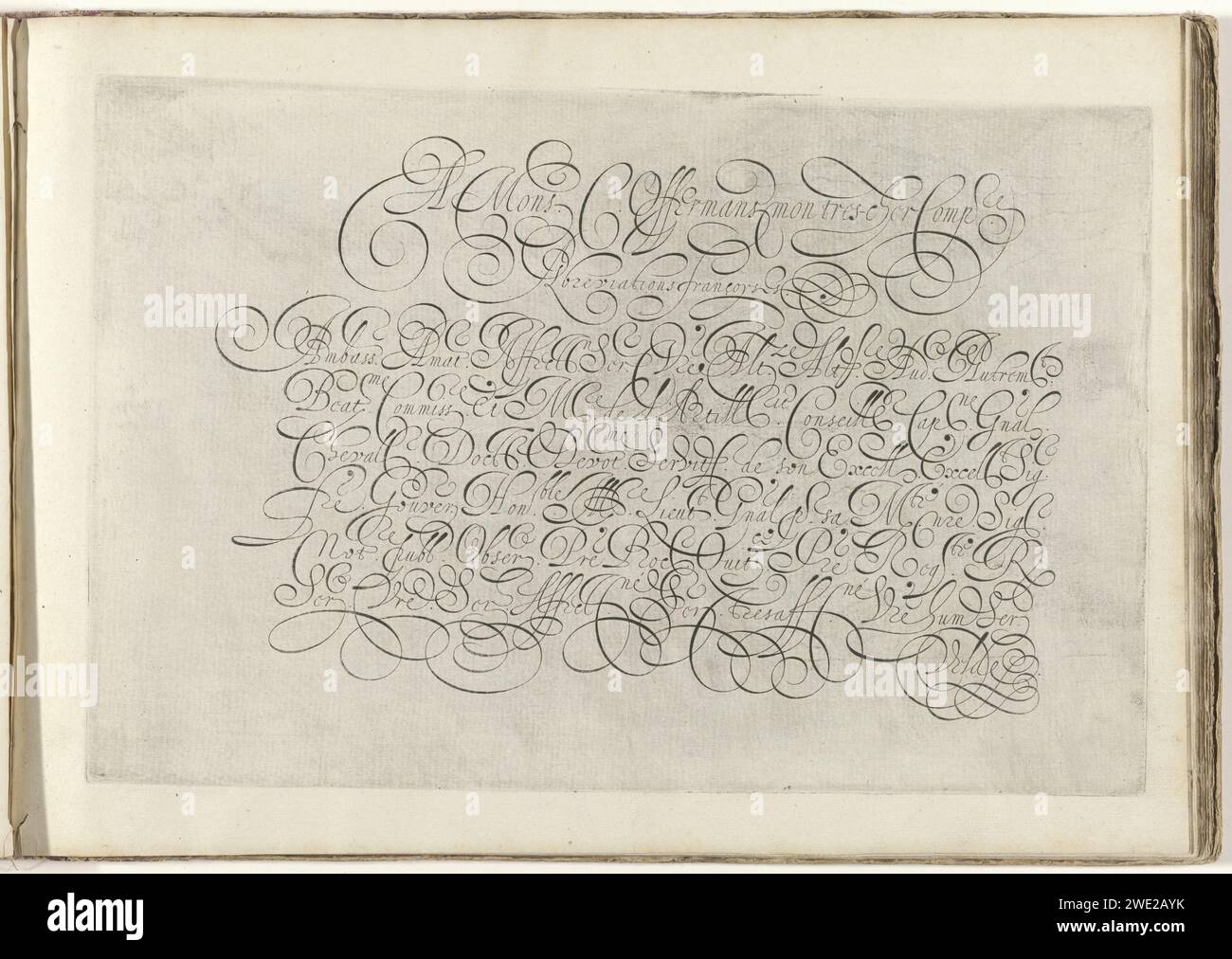 Writing example: A Mons. C. Offermans (...), Simon Frisius, After Jan ...