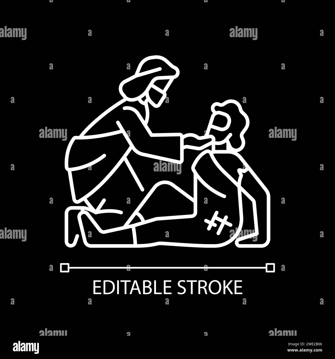 Parable good samaritan good samaritan Stock Vector Images - Alamy