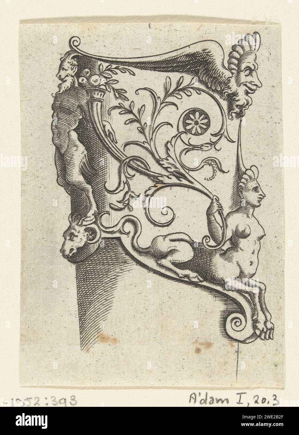 Fragment with a mouth tin, Anonymous, After Cornelis Bos, 1516 - 1556 ...