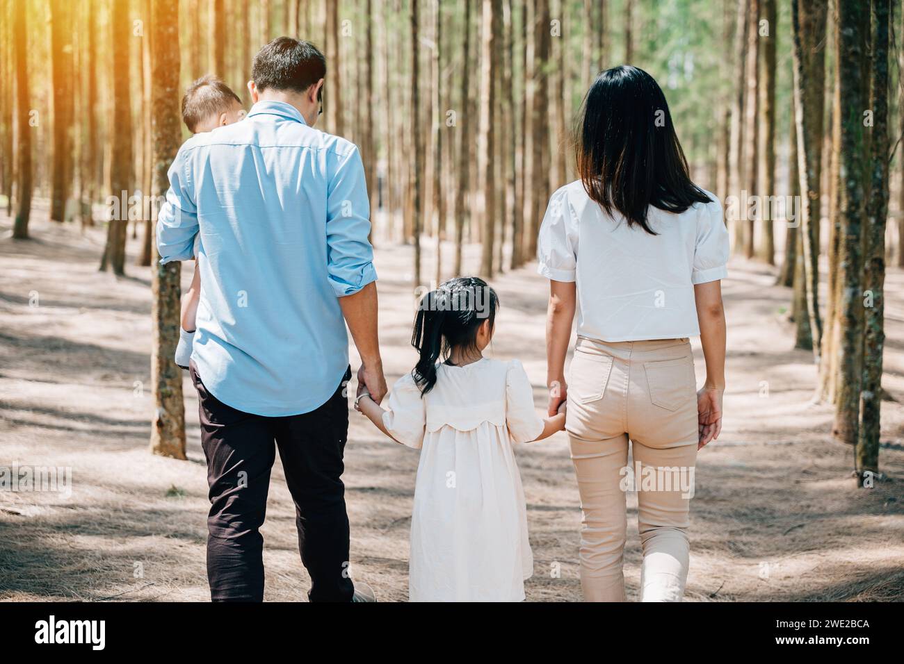 Mother daughter walk through spring hi-res stock photography and images - Alamy