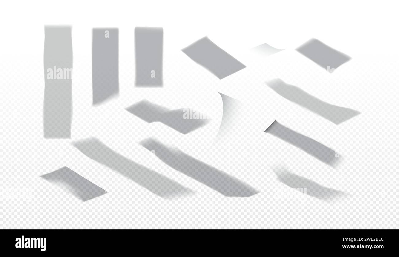 Shadows silhouettes realistic vector illustration set. Shadows of ATM ...