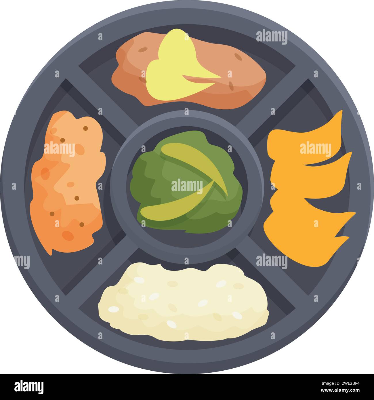 Myanmar plate day icon cartoon vector. Temple peace. Poster food flag ...