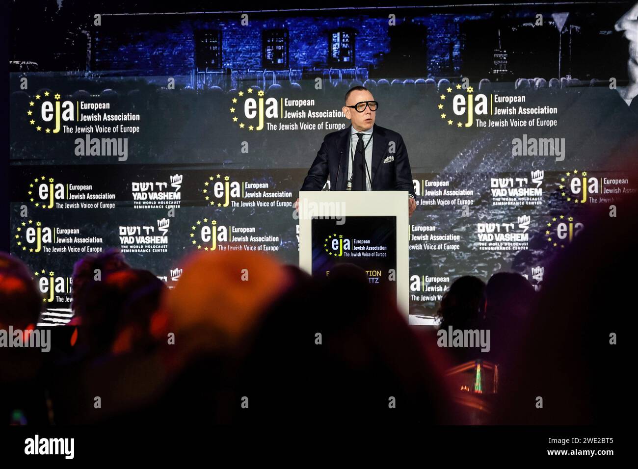 Krakow, Poland. 22nd Jan, 2024. EJA Jewish Leaders Board Vice-Chairman ...