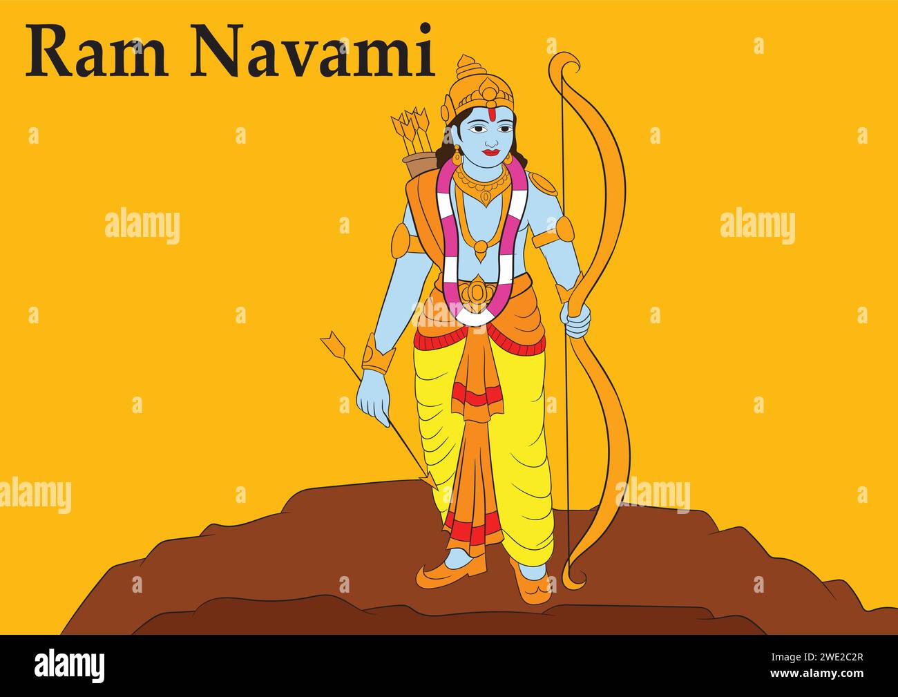 Ram mandir ayodhya Stock Vector Images - Alamy