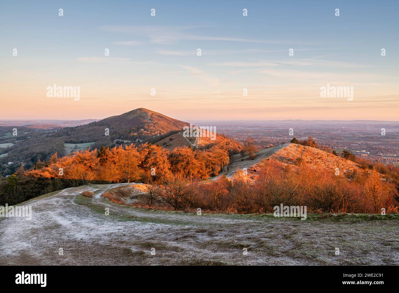 From Pinnacle Hill looking at Jubilee hill, Perseverance hill and North ...