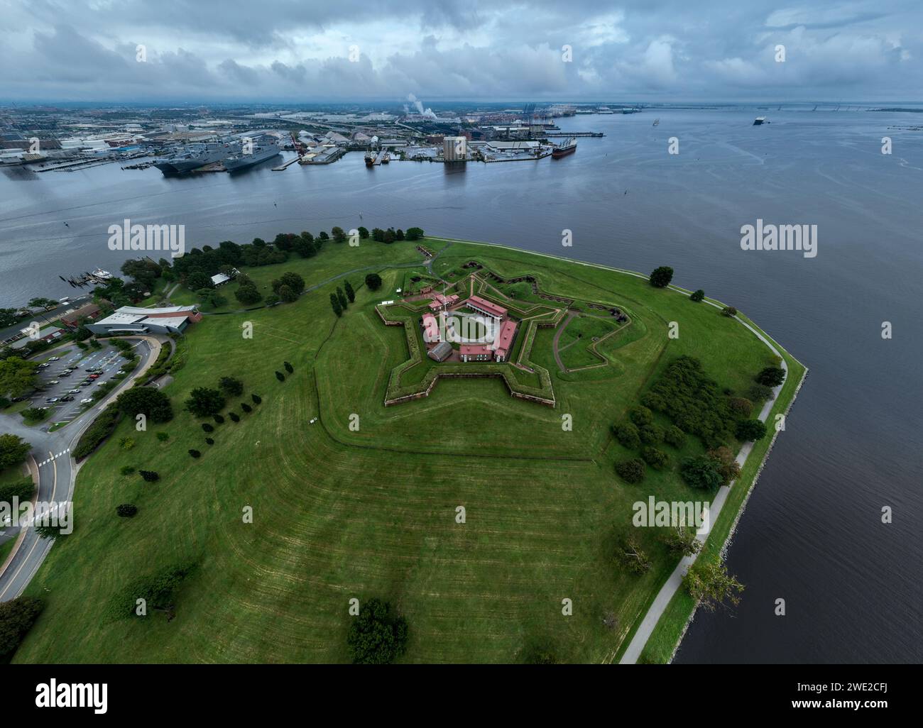 Fort McHenry is a historical American coastal pentagonal bastion fort ...