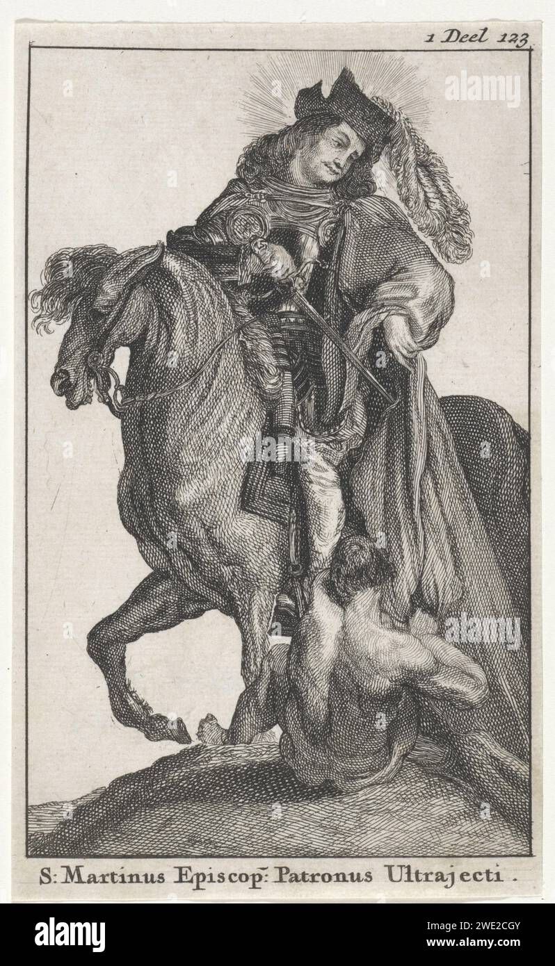 St martin divides his cloak hi-res stock photography and images - Alamy