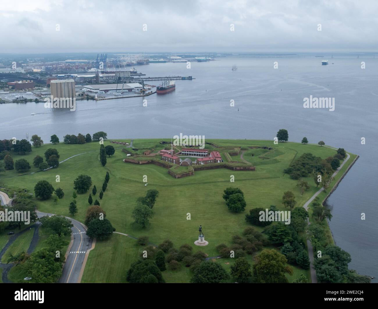 Fort McHenry is a historical American coastal pentagonal bastion fort ...