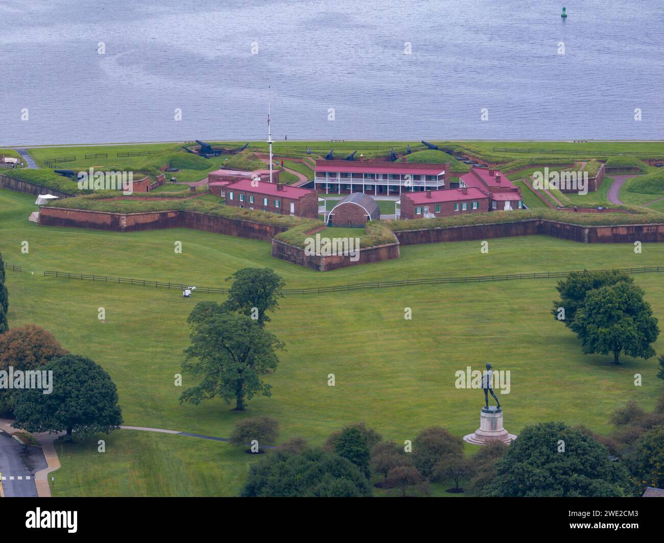 Fort McHenry is a historical American coastal pentagonal bastion fort ...