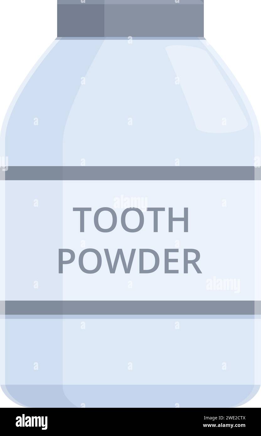 Tooth powder plastic pot icon cartoon vector. Bubble kid. Shower mouth ...