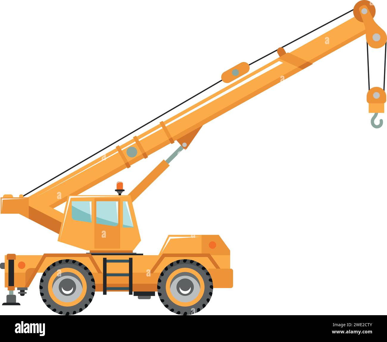 Boom crane truck icon Cut Out Stock Images & Pictures - Alamy