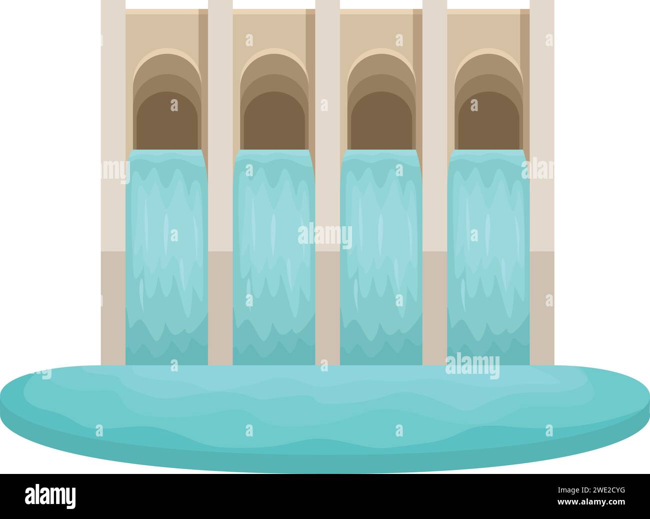 Hydropower unit Stock Vector Images - Alamy