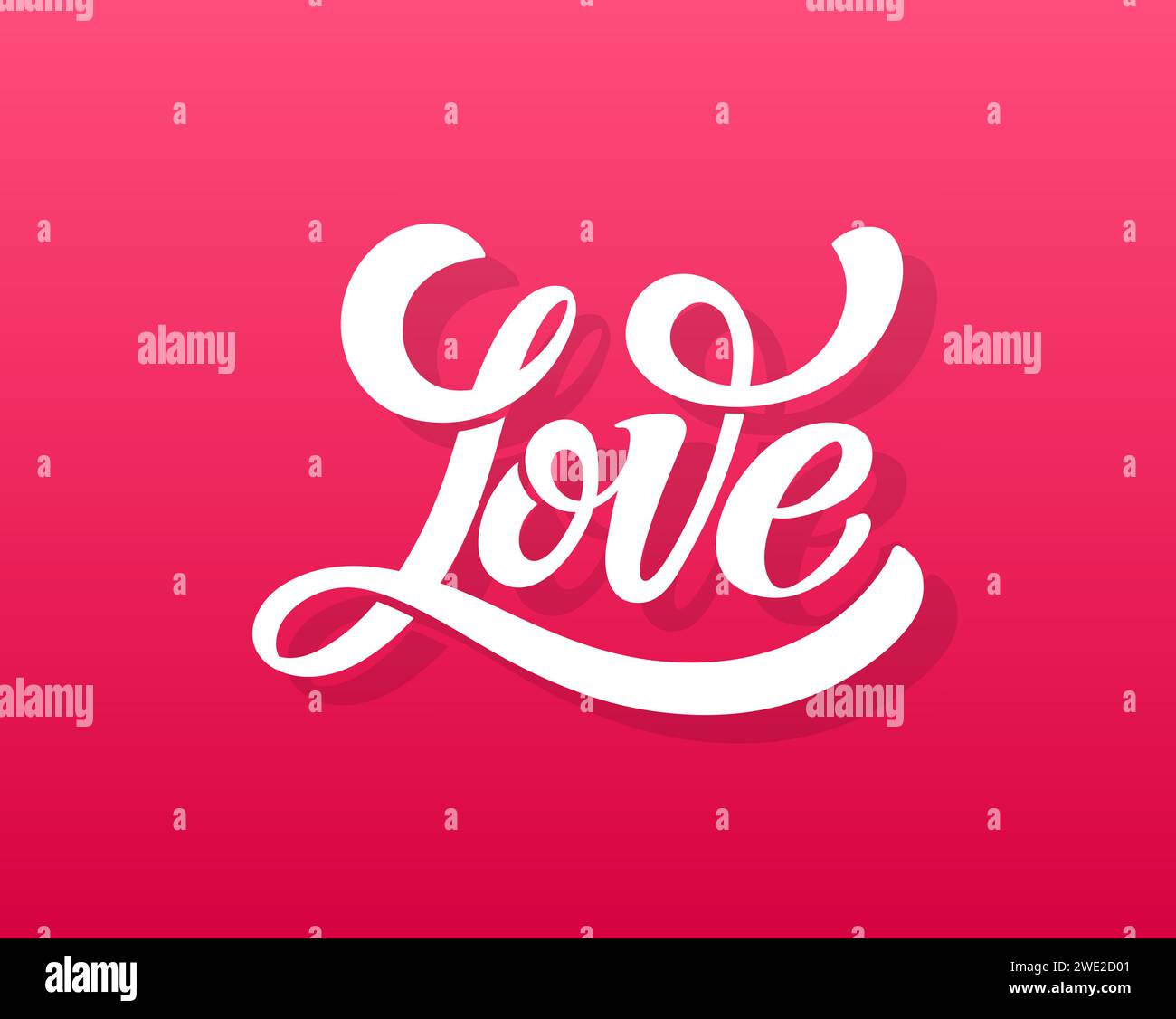 Love lettering. Hand drawn word Love. Modern calligraphy script love ...