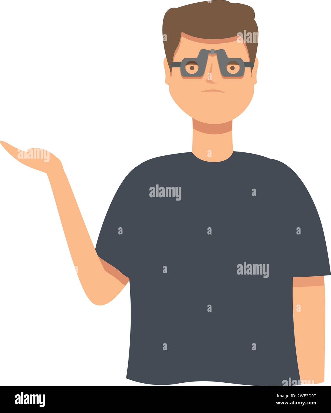 Care eye visual icon cartoon vector. Partly reading. Deaf and eye care ...