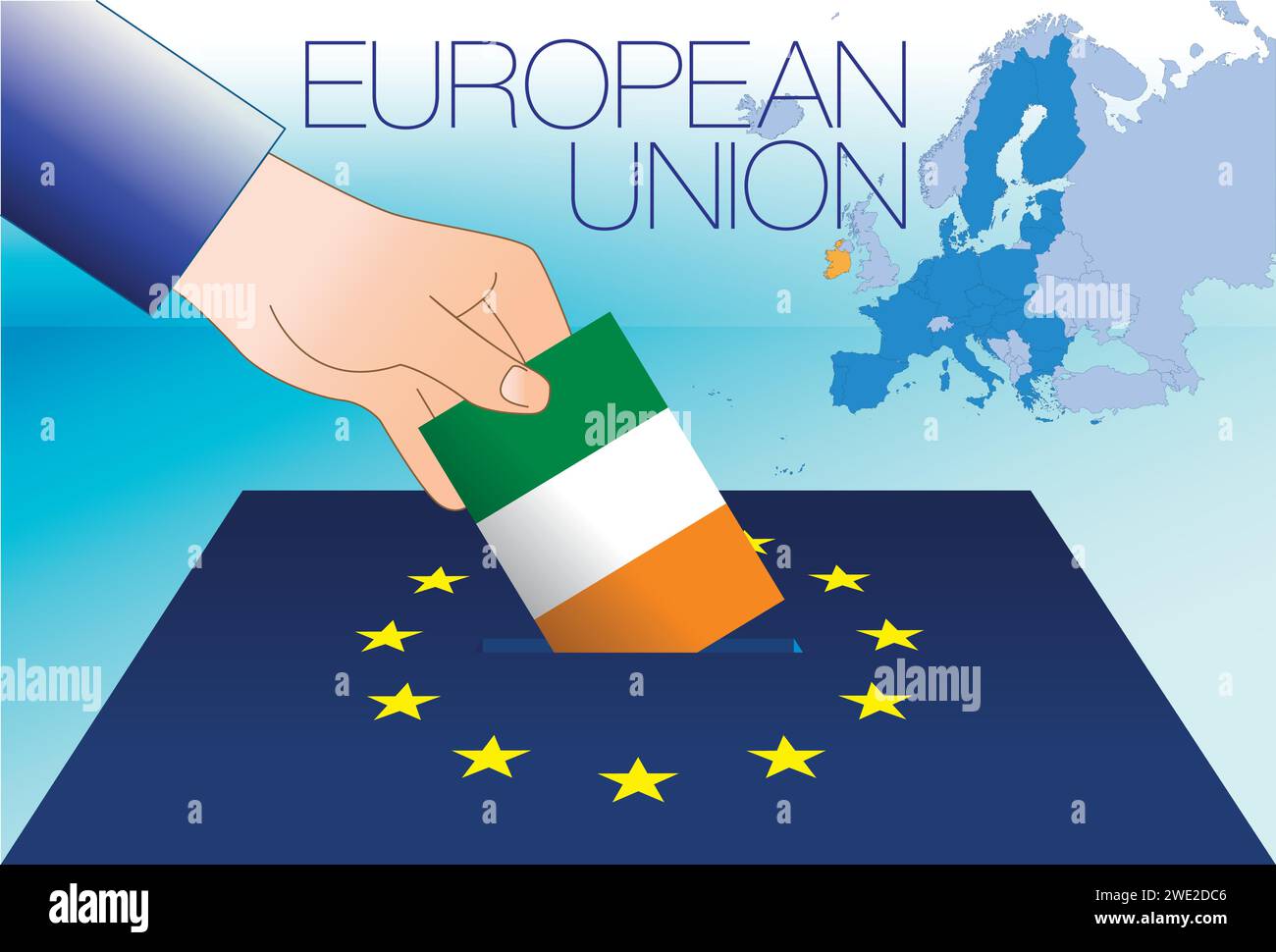 Ireland referendum paper Stock Vector Images - Alamy