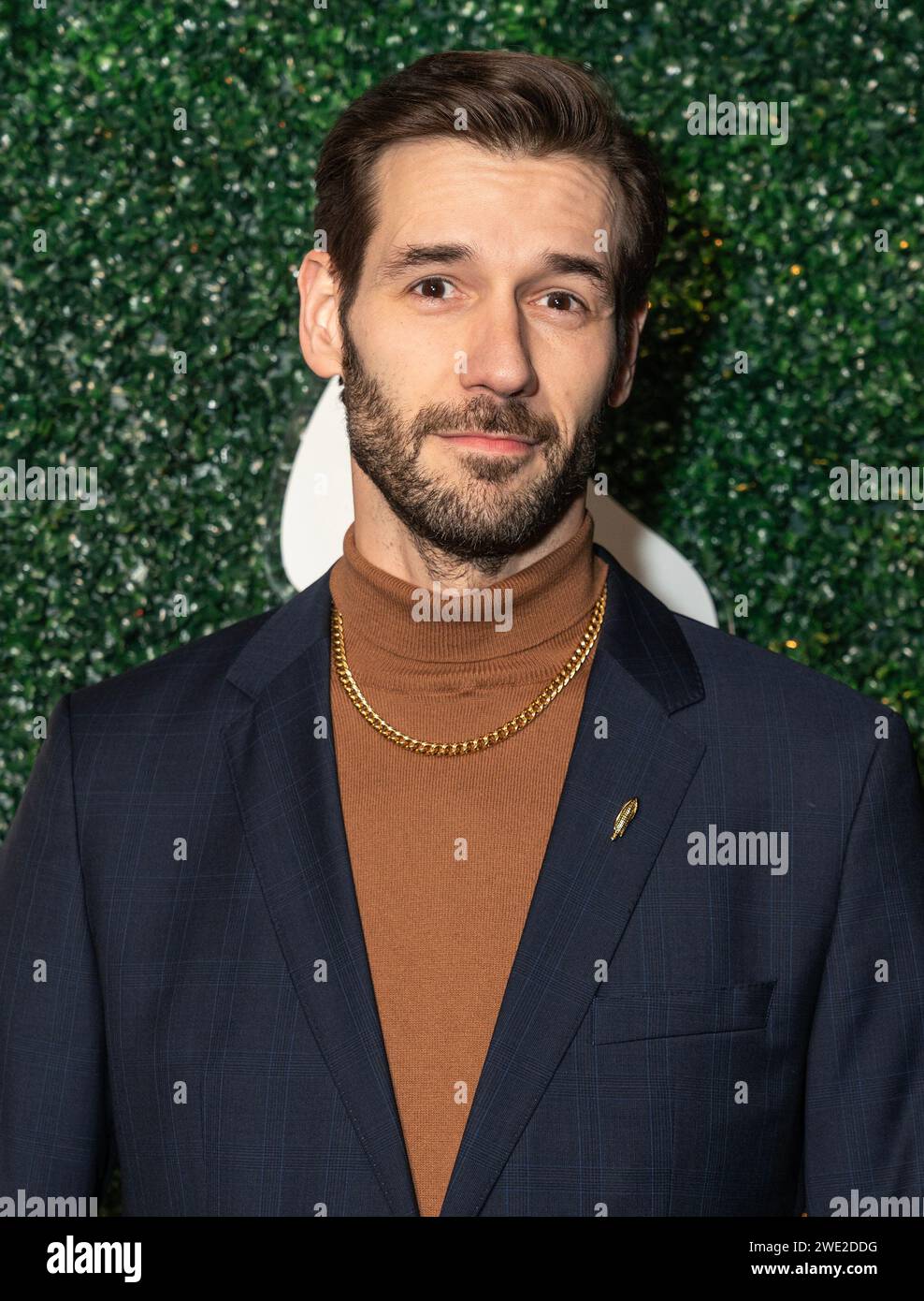 New York, USA. 22nd Jan, 2024. John Behlmann attends New York Chapter ...