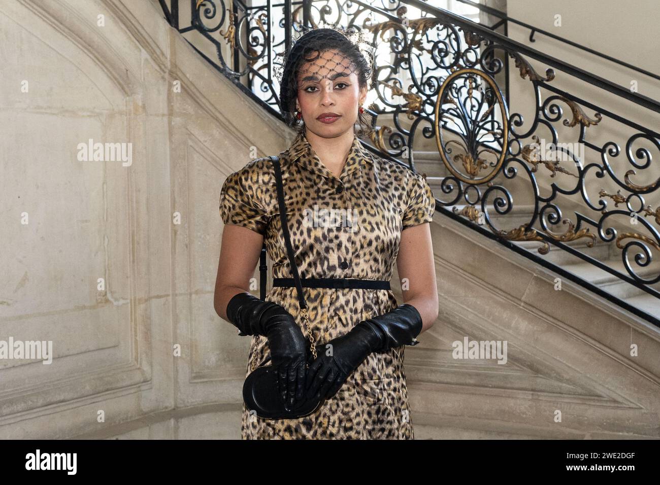 Paris, France. 22nd Jan, 2024. Celeste Epiphany Waite attends the ...