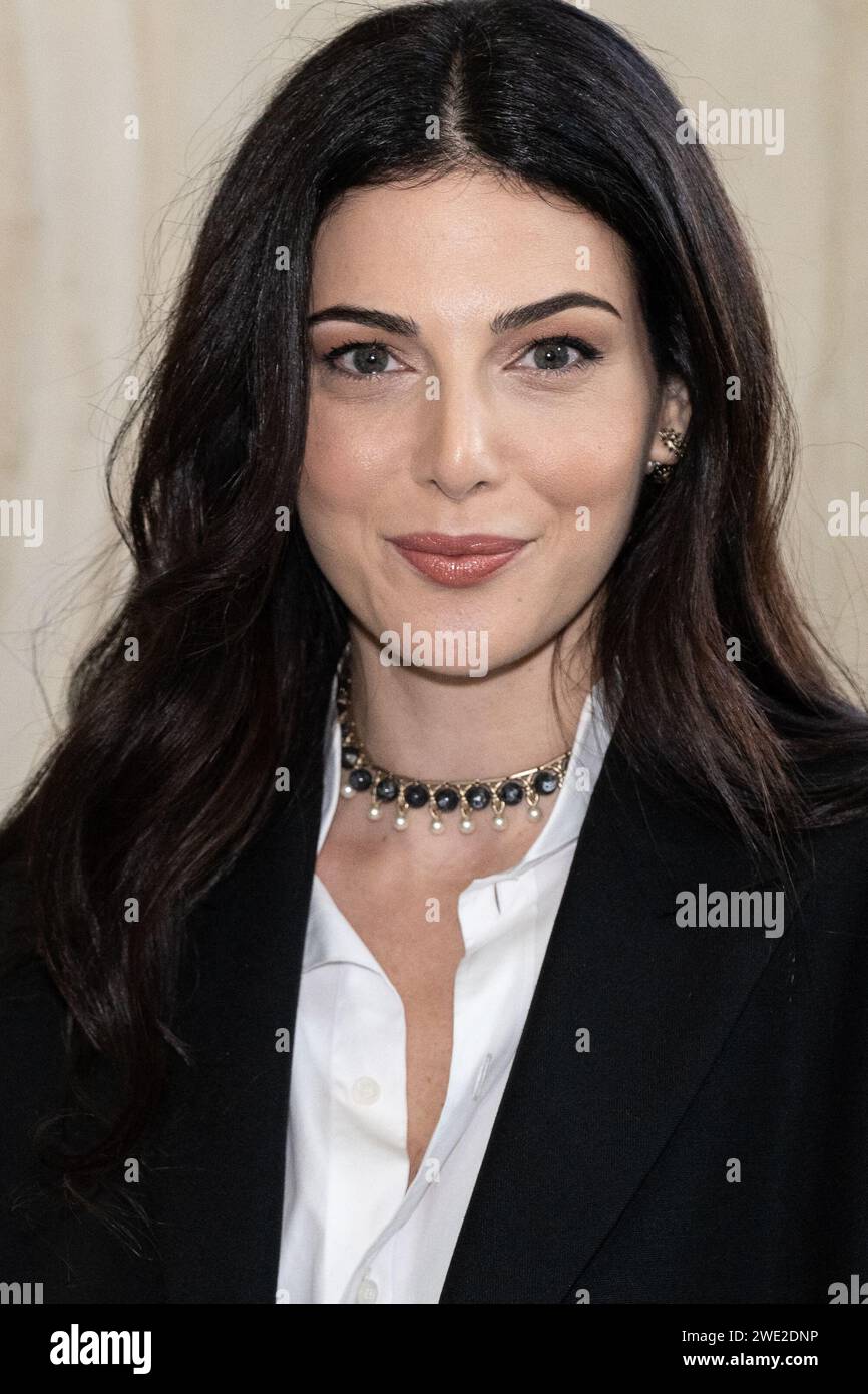 Paris, France. 22nd Jan, 2024. Razane Jammal attends the Christian Dior ...