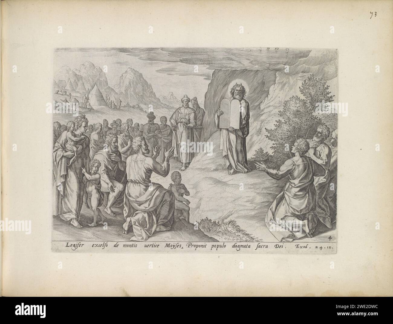 Moses with the new tablets hi-res stock photography and images - Alamy