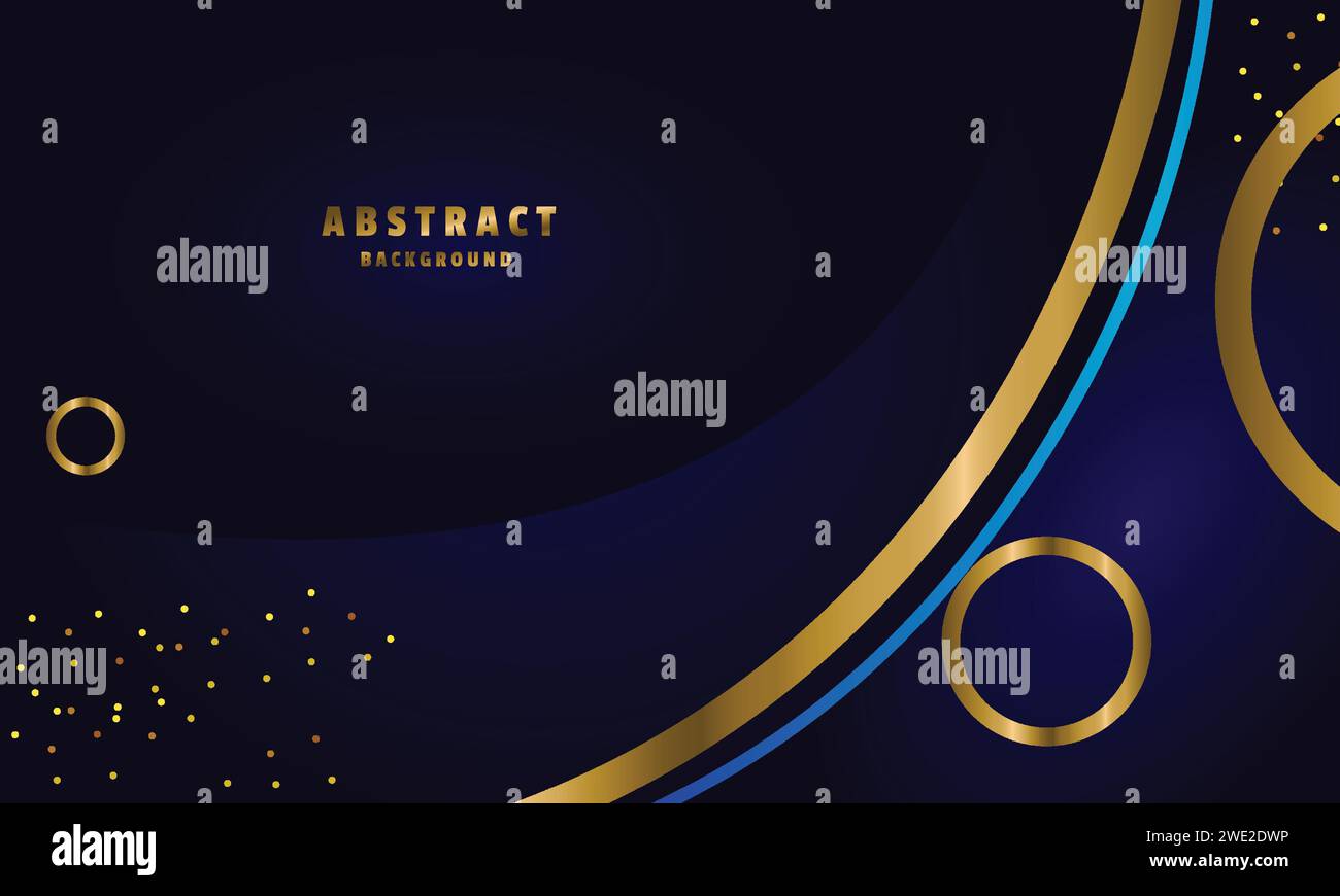 Blue and gold design Stock Vector Images - Alamy