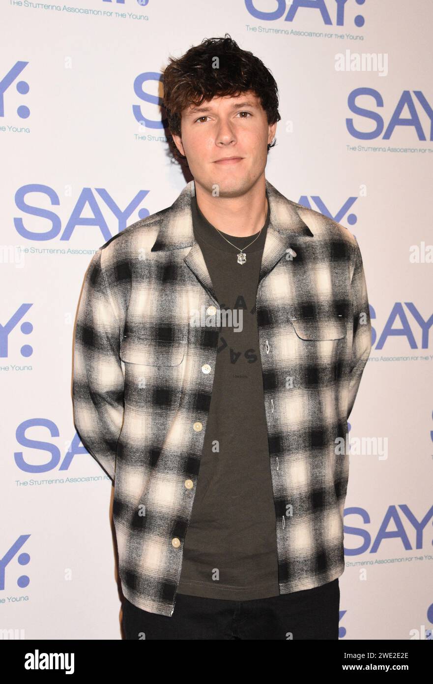 New York, NY, USA. 22nd Jan, 2024. Zach Justice at the 10th Annual Paul ...