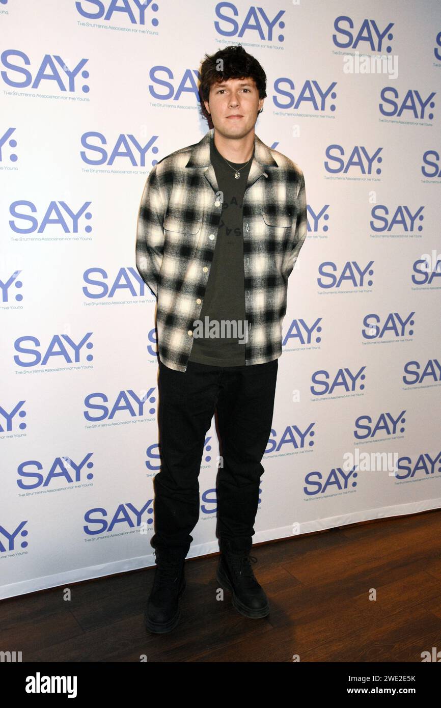New York, NY, USA. 22nd Jan, 2024. Zach Justice at the 10th Annual Paul ...