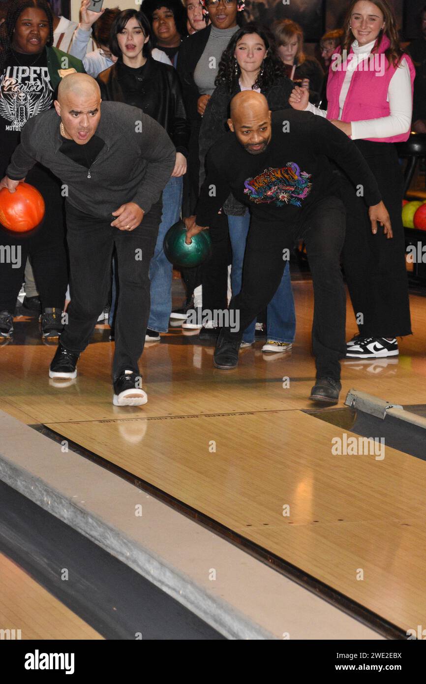 New York, NY, USA. 22nd Jan, 2024. Christopher Jackson and Brandon ...