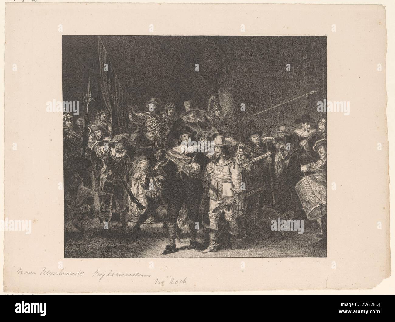 Officers and other shooters of Wijk II in Amsterdam led by Captain ...