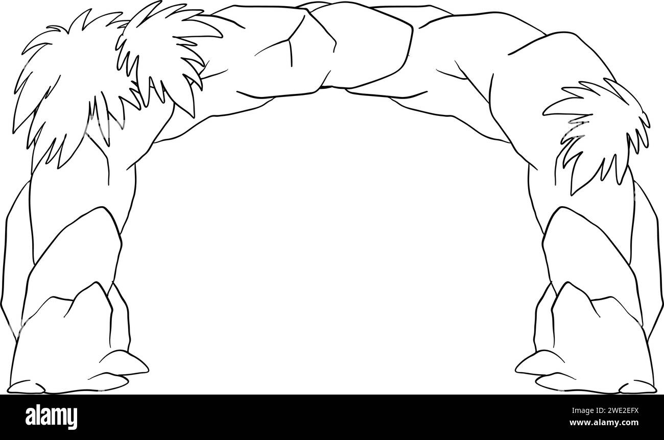 Illustration of a furry arch made from limbs Stock Vector Image & Art ...