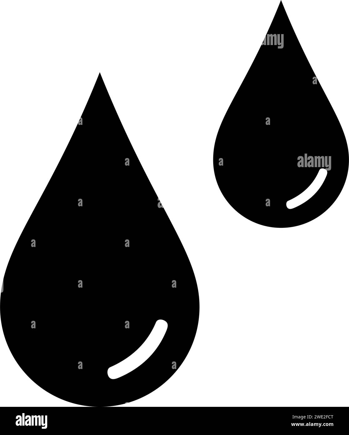 Oil drop in water Cut Out Stock Images & Pictures - Alamy