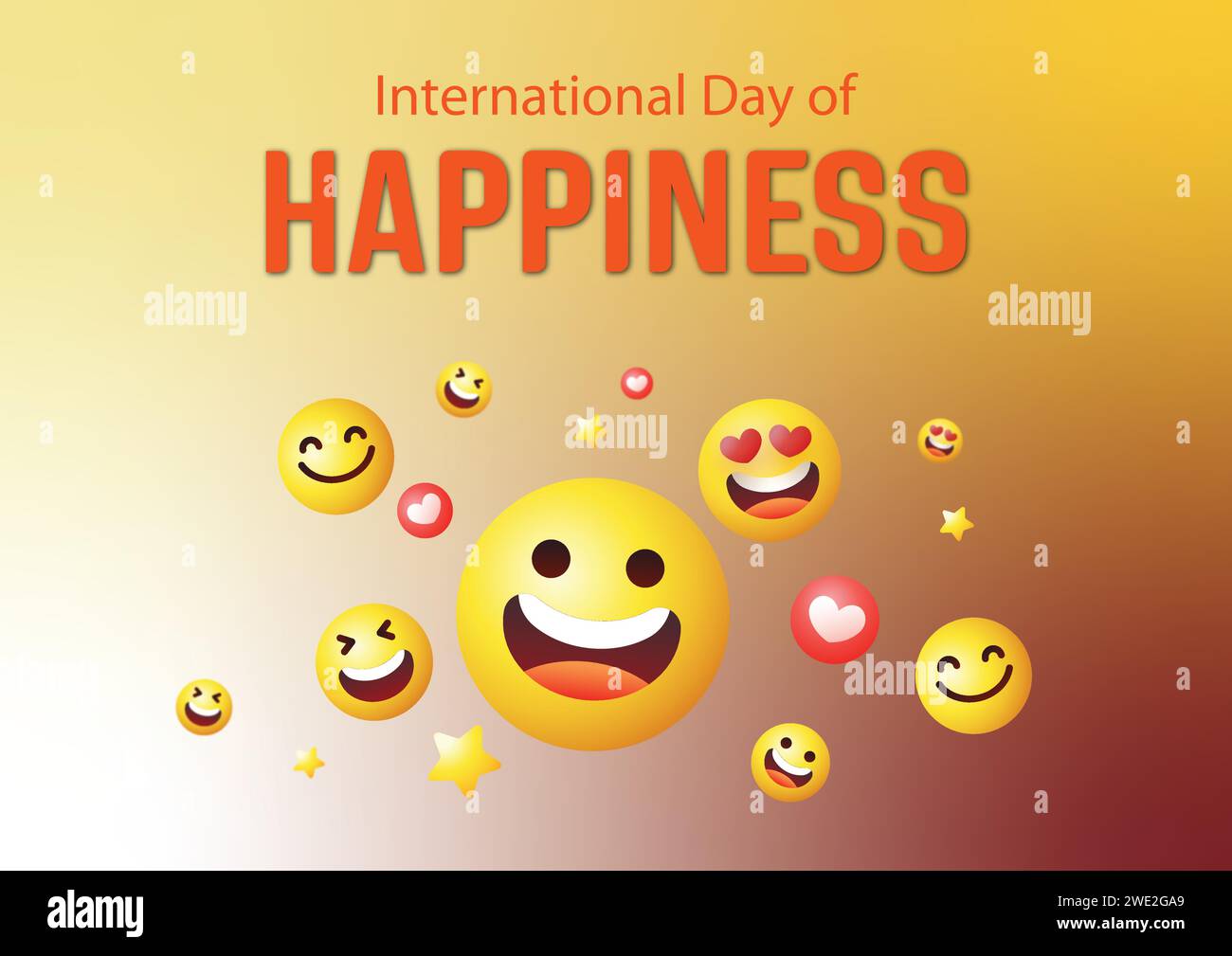 Smiley world illustration hi-res stock photography and images - Alamy