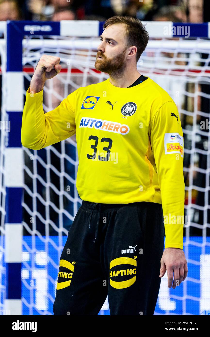 Cologne, Germany. 22nd Jan, 2024. Handball: European Championship ...