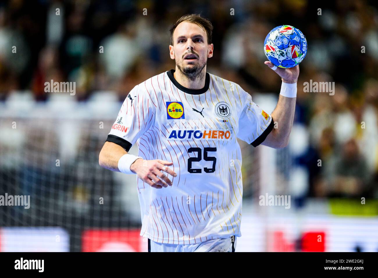 Cologne, Germany. 22nd Jan, 2024. Handball: European Championship ...