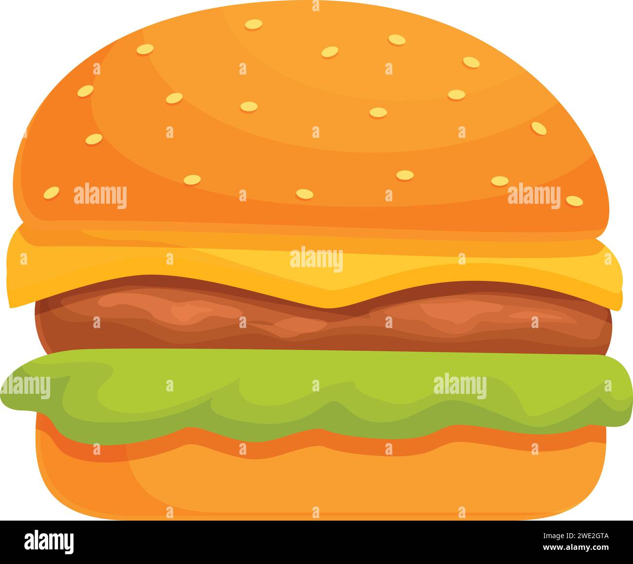 Triple cheeseburger Stock Vector Images - Alamy