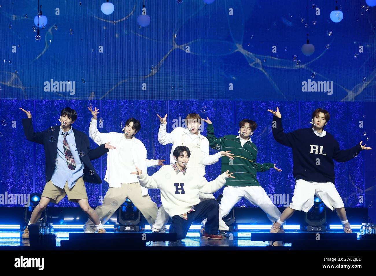 23rd Jan, 2024. S. Korean boy group TWS South Korean boy group TWS ...