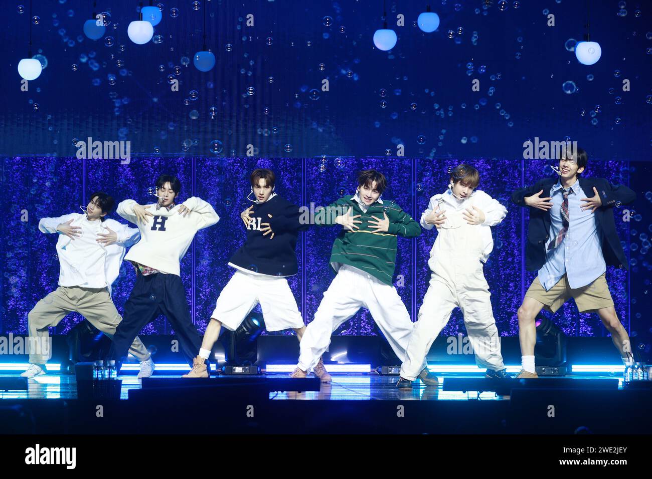 23rd Jan, 2024. S. Korean boy group TWS South Korean boy group TWS ...