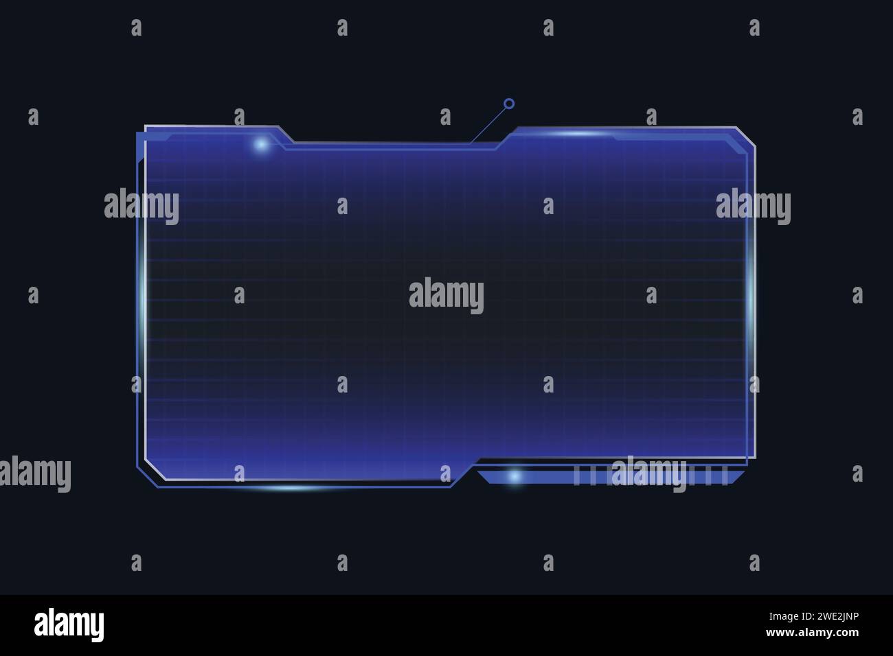 Abstract blue futuristic background of technology sci fi frame ...