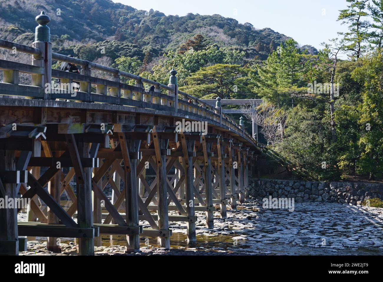 Ise bridge, Japan Stock Photo - Alamy