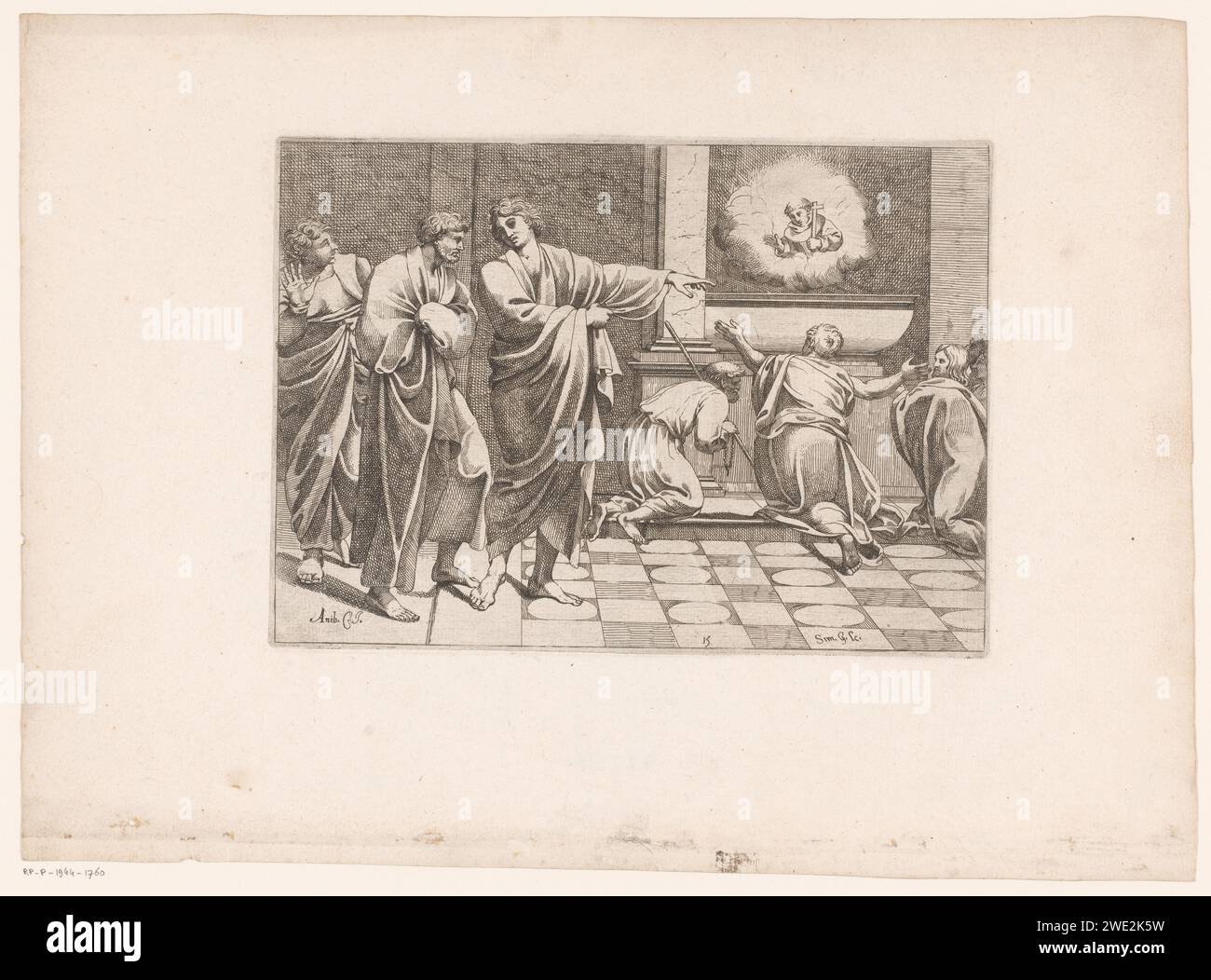 Appearance of Saint Juan Diego with his tomb, Simon Guillain (II ...