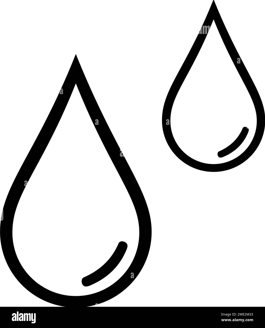 Oil drop in water Cut Out Stock Images & Pictures - Alamy