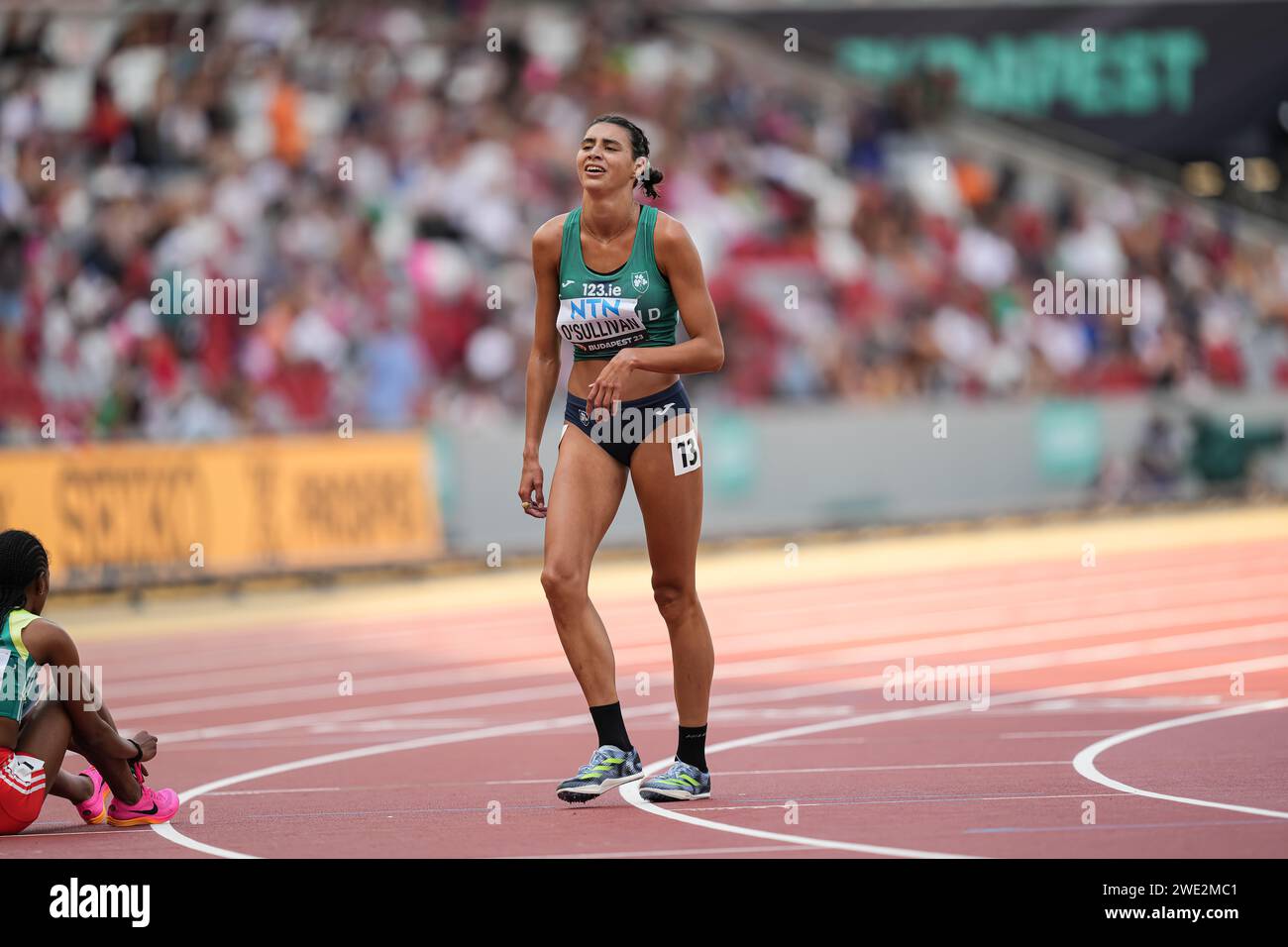 Sophie O'SULLIVAN participating in the 1500 meters at the World ...