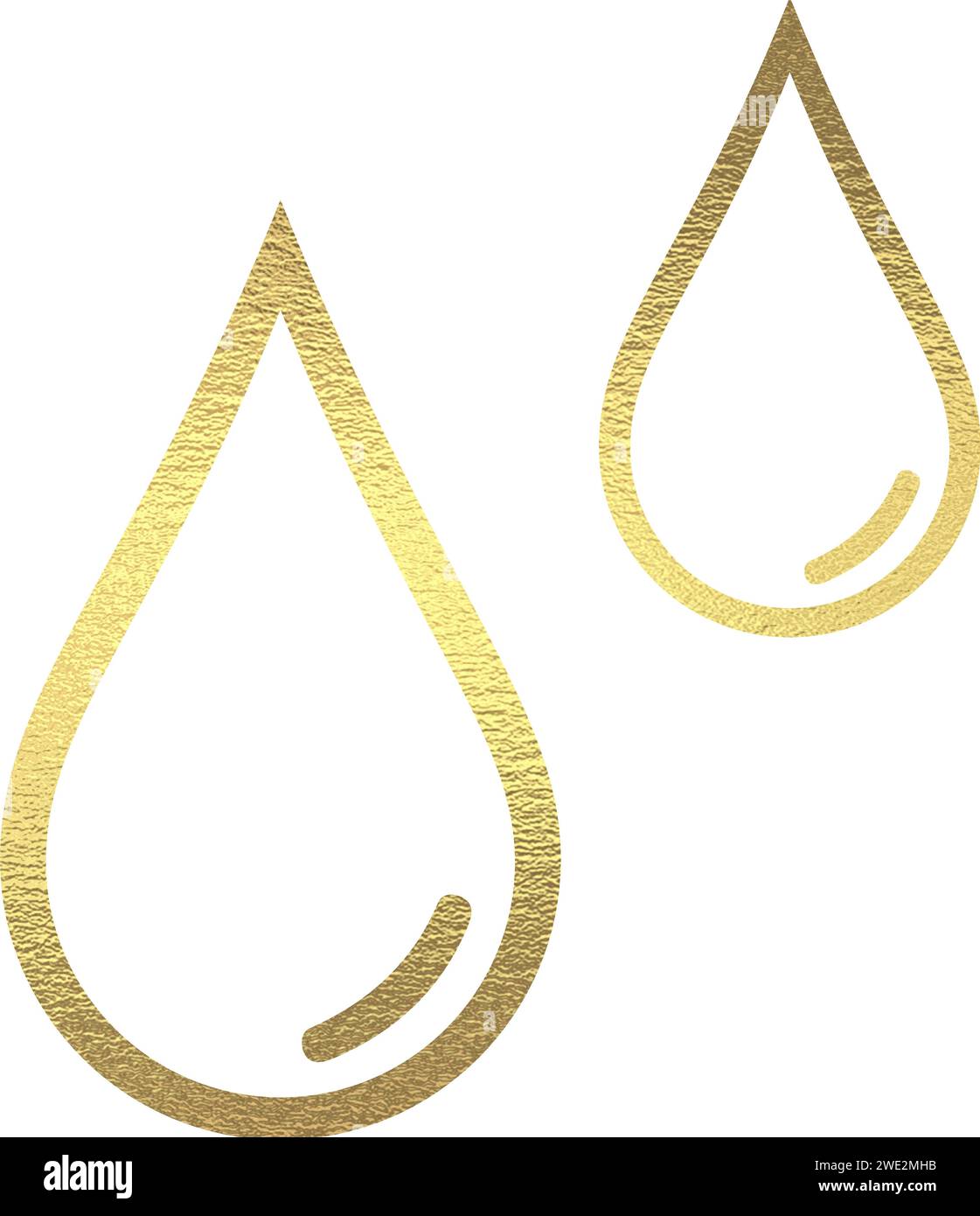 Golden water drops texture water Stock Vector Images - Alamy