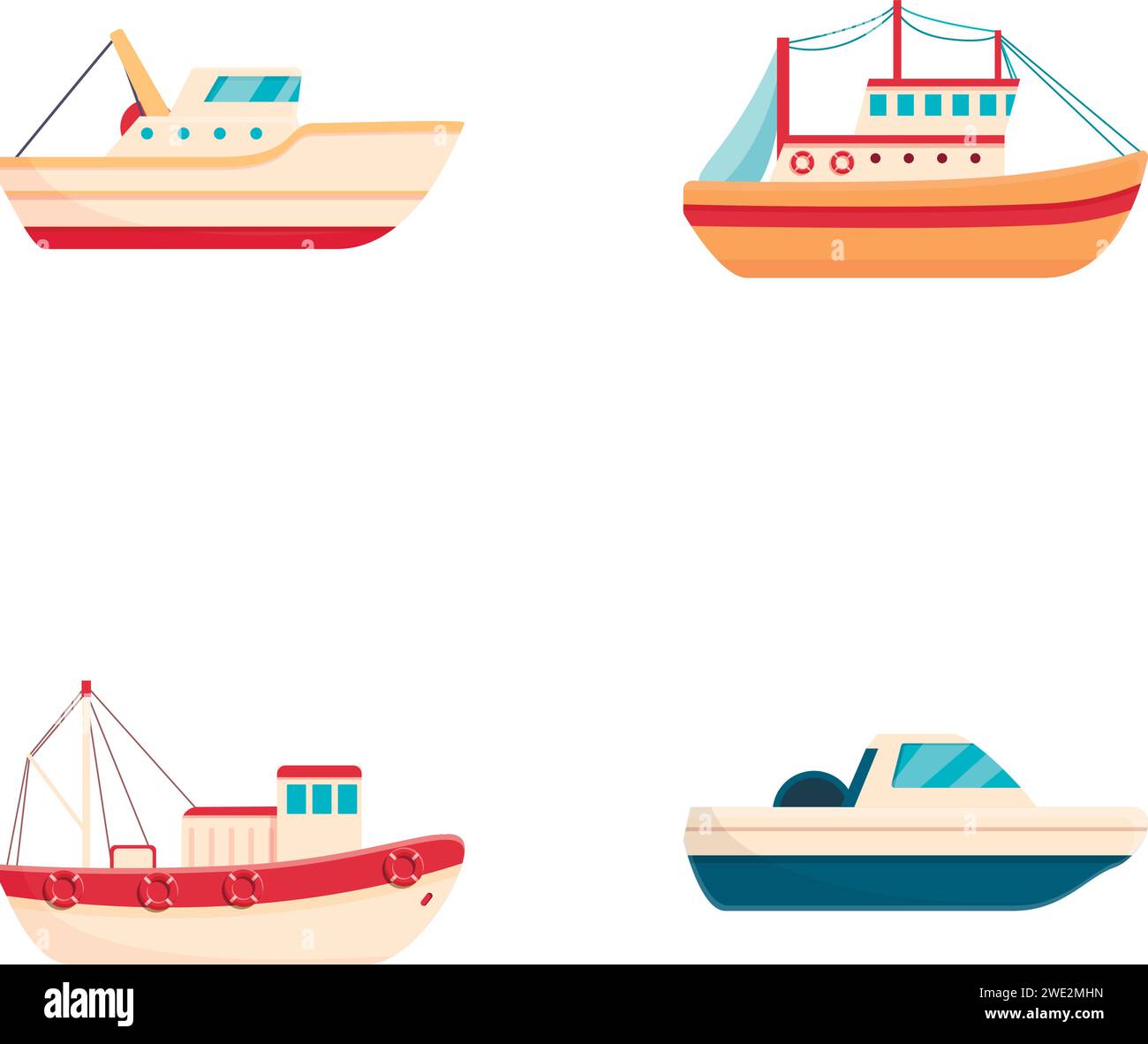 Trawling fleet Stock Vector Images - Alamy