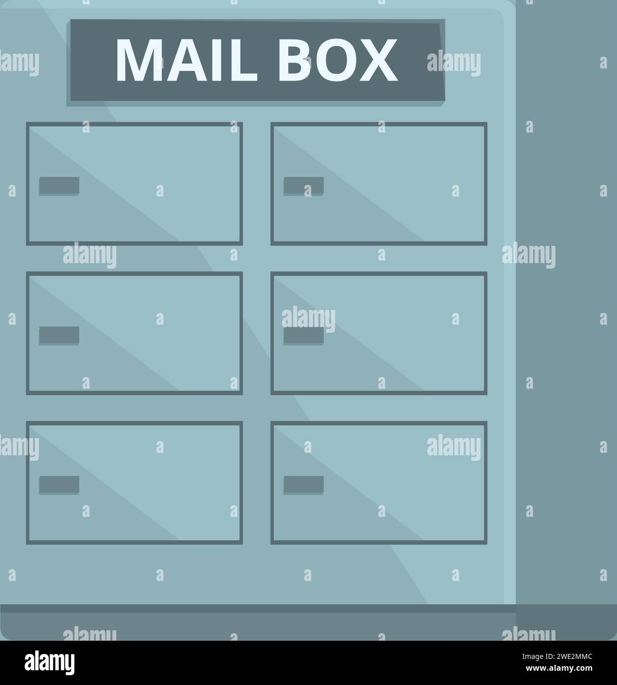 Mail box parcel icon cartoon vector. Air storage. Vehicle moving Stock ...