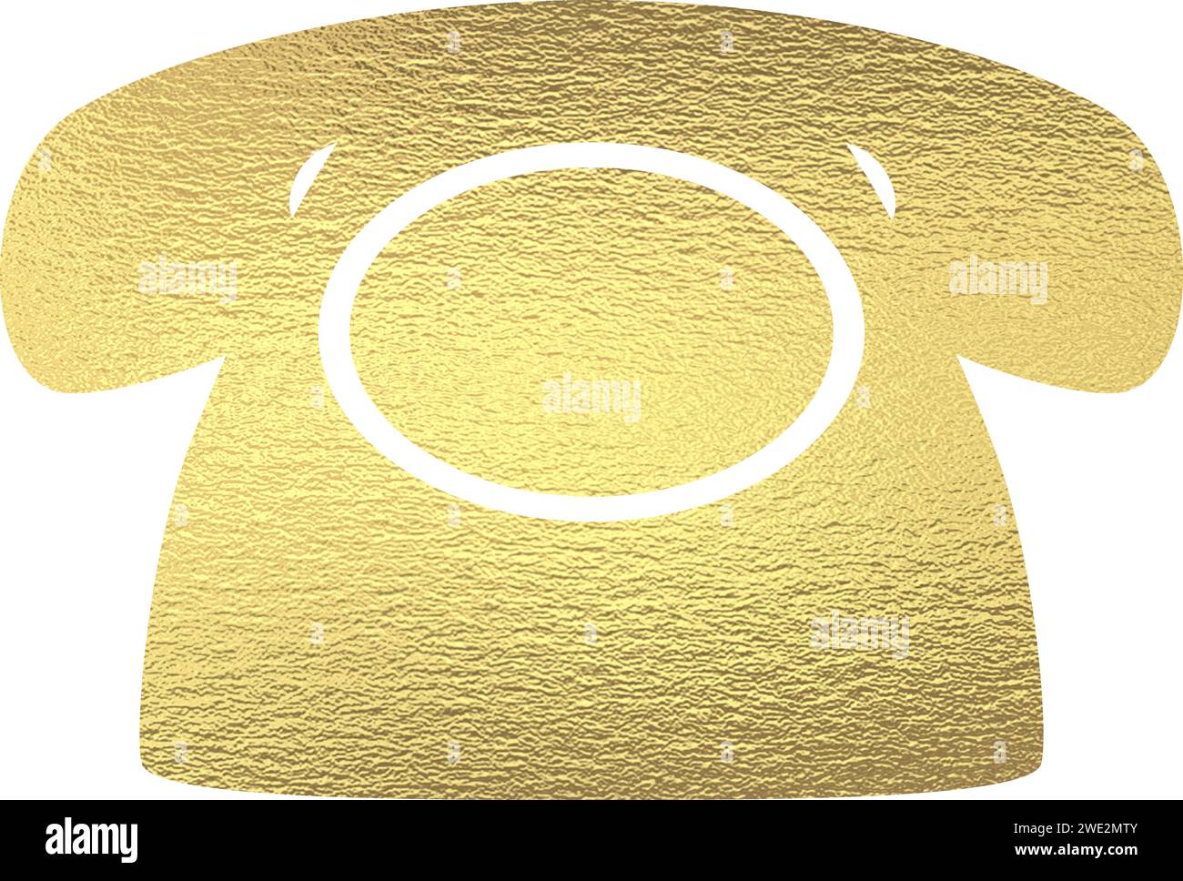 Golden old phone icon Stock Vector Image & Art - Alamy