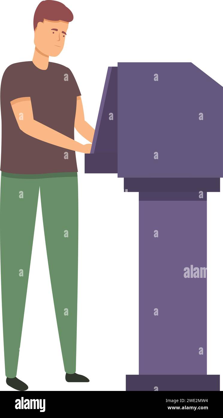 News production team icon cartoon vector. Crew host. Media program ...